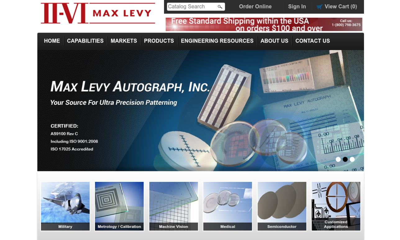 Max Levy Autograph, Inc. | Metal Etching