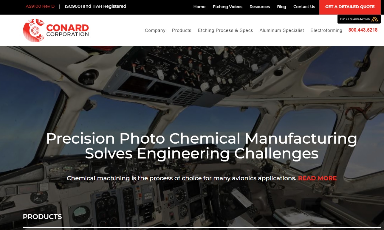 The Conard Corporation | Metal Etching